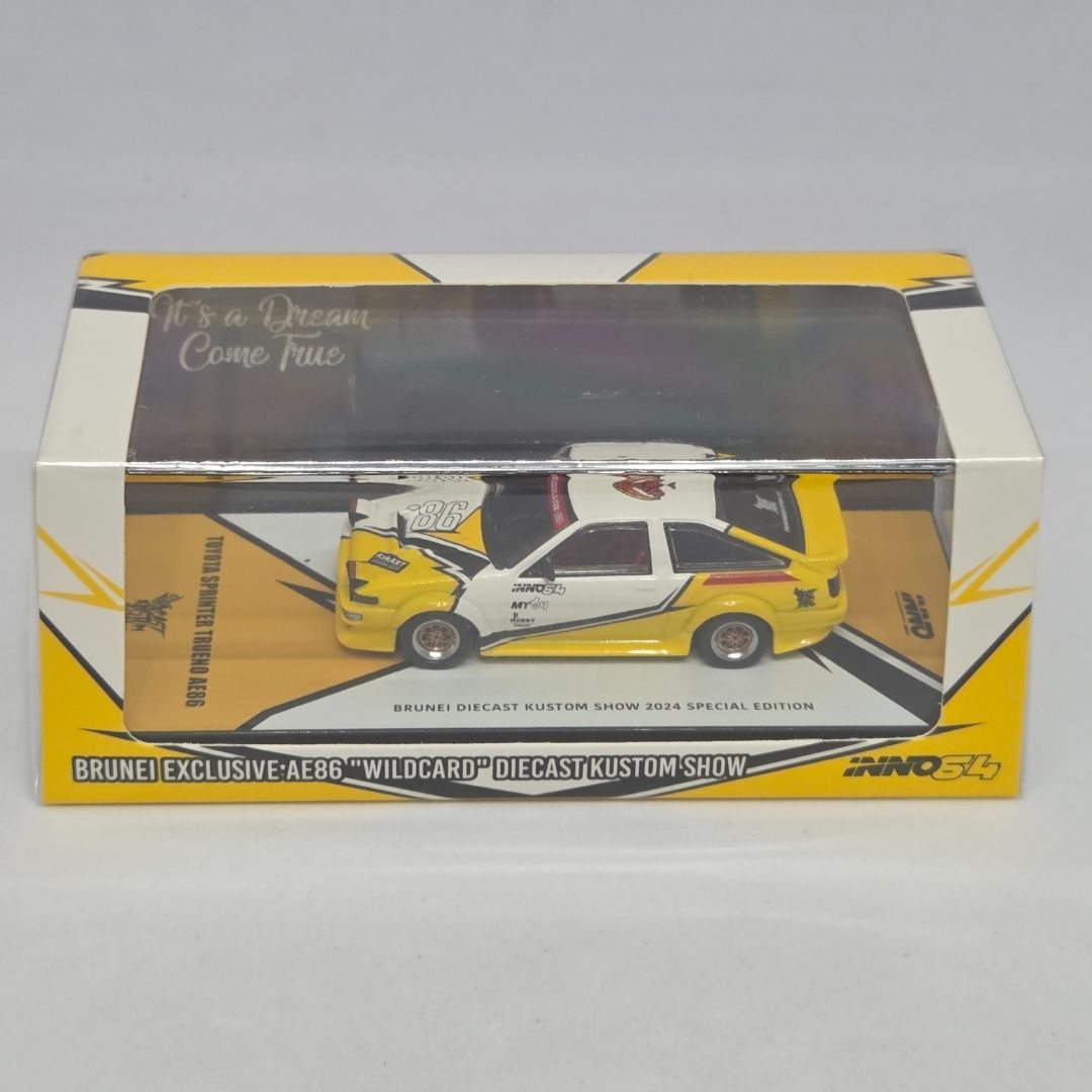 INNO64 TOYOTA SPRINTER TRUENO AE86 – Brunei Exclusives – Gerson Wheels